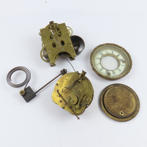 Ansonia Pair of 8 Day Time & Strike Brass Clock Movements | eBay