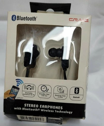 CRAIG Stereo Earphones W/ Bluetooth Wireless Technology - Sealed | eBay