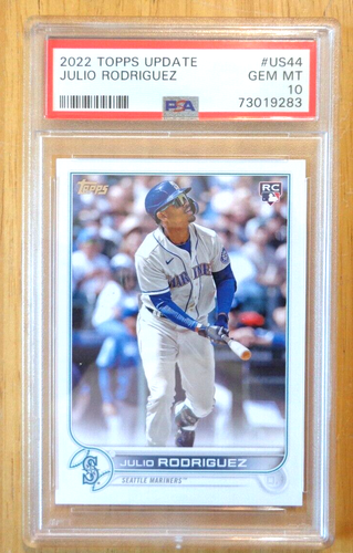 2022 Topps Update Julio Rodriguez #44 PSA 10 GEM MINT ROOKIE CARD RC | eBay