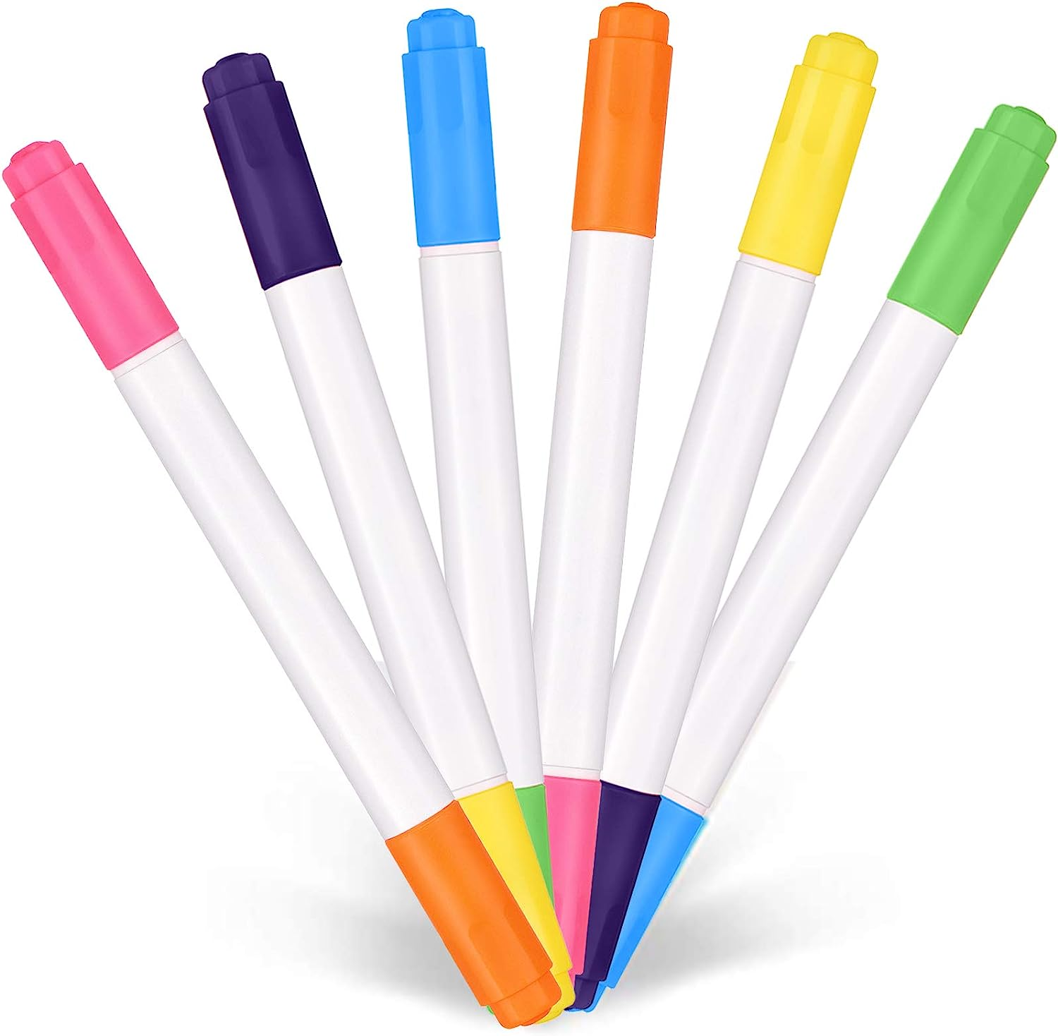 24 Pieces Dual Sided Neon Pens Colorful Neon Pens Art Marker Neon Pens ...