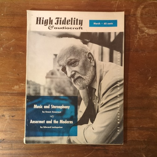 VTG High Fidelity Music Magazine March 1959 - Ansermet & the Moderns | eBay