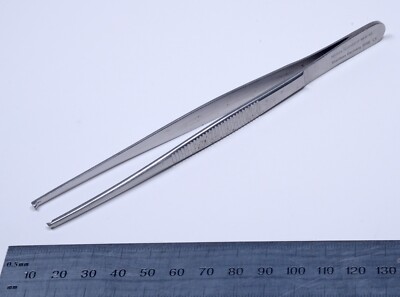 Miltex #MH6-46 Tissue Forceps 6" Straight 1x2 Stainless Steel Surgical ...