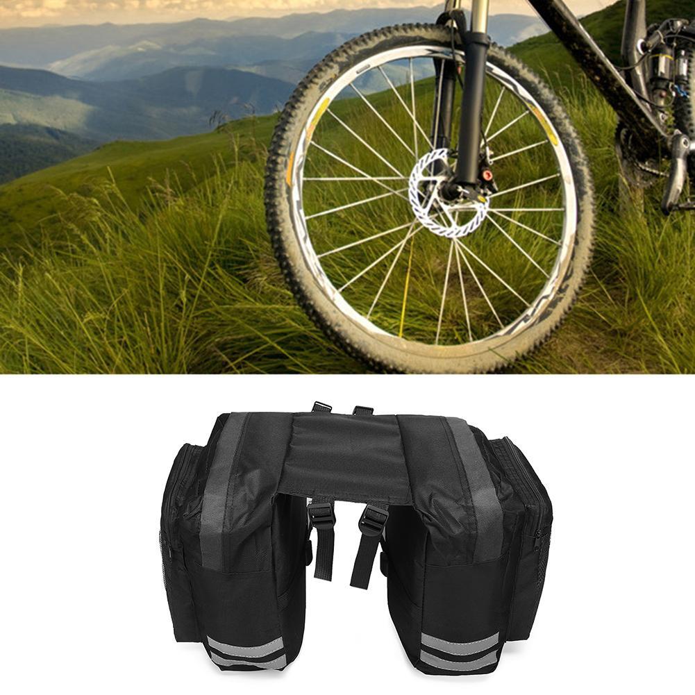 Bike Back Shelf Bag High Capacity Bike Panniers Cycling Organizer ...