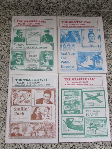 LOT OF 13 VINTAGE ISSUES - "THE WRAPPER" - AUTHORITY ON NON-SPORTS ...