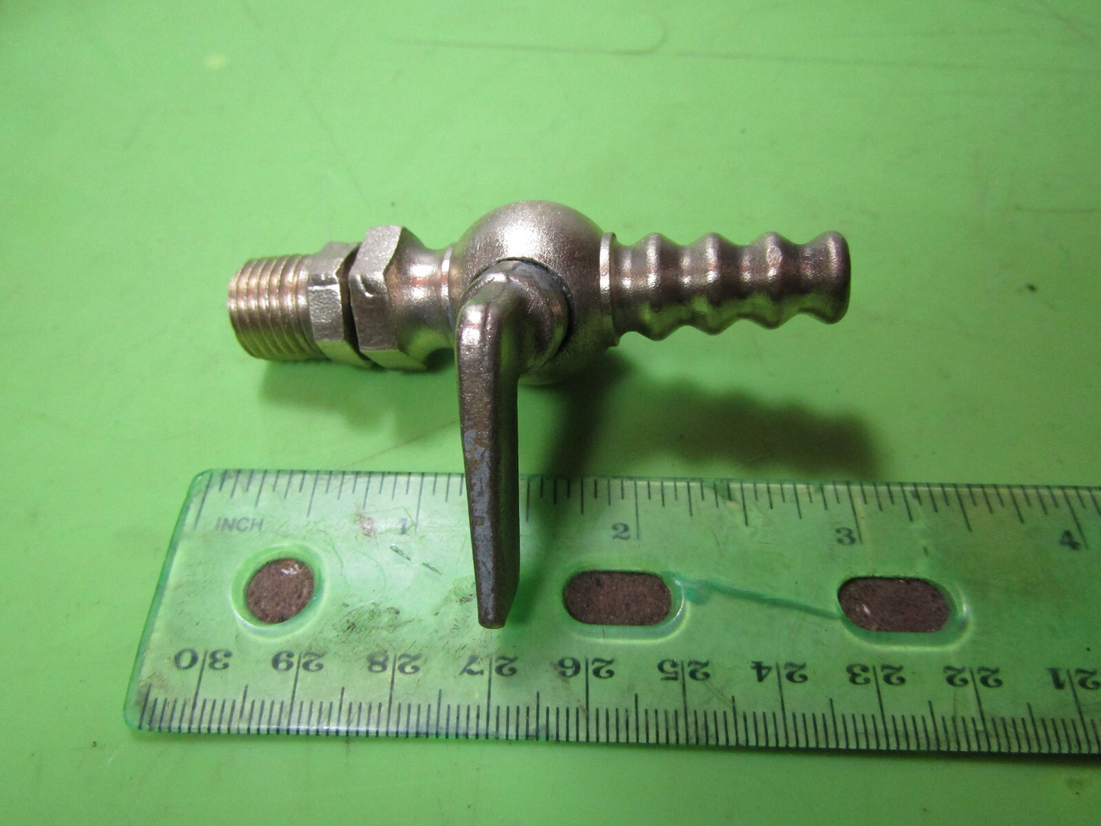 Vintage Motorcycle Brass Petcock Fuel Tap # 1 Thor Excelsior Harley ...