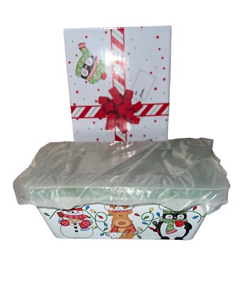 Temptations Holiday 12 Oz Mini Loaf Pan With Lid By Tara Bakeware W Box ...
