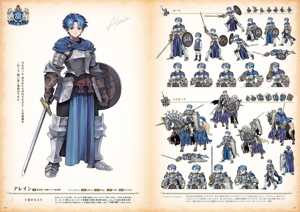 Unicorn Overlord Official Setting Picture Art Book, Character Art Book ...