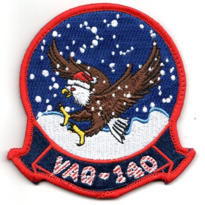 4" VAQ-140 SQUADRON PATRIOTS HOOK & LOOP EMBROIDERED JACKET PATCH | eBay