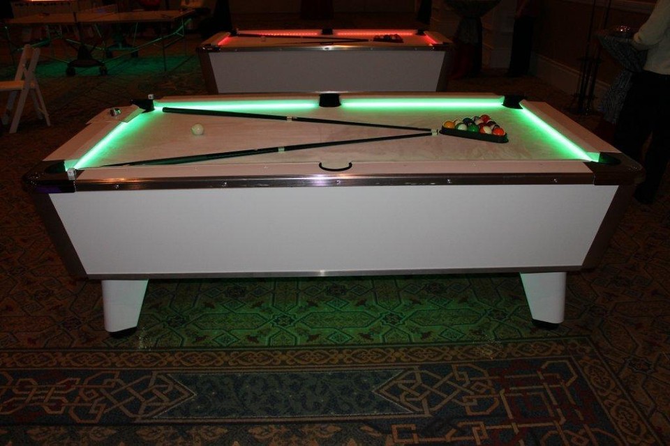 LED Pool & Billiard Table Lighting KIT - light your pool cue stick NEW ...