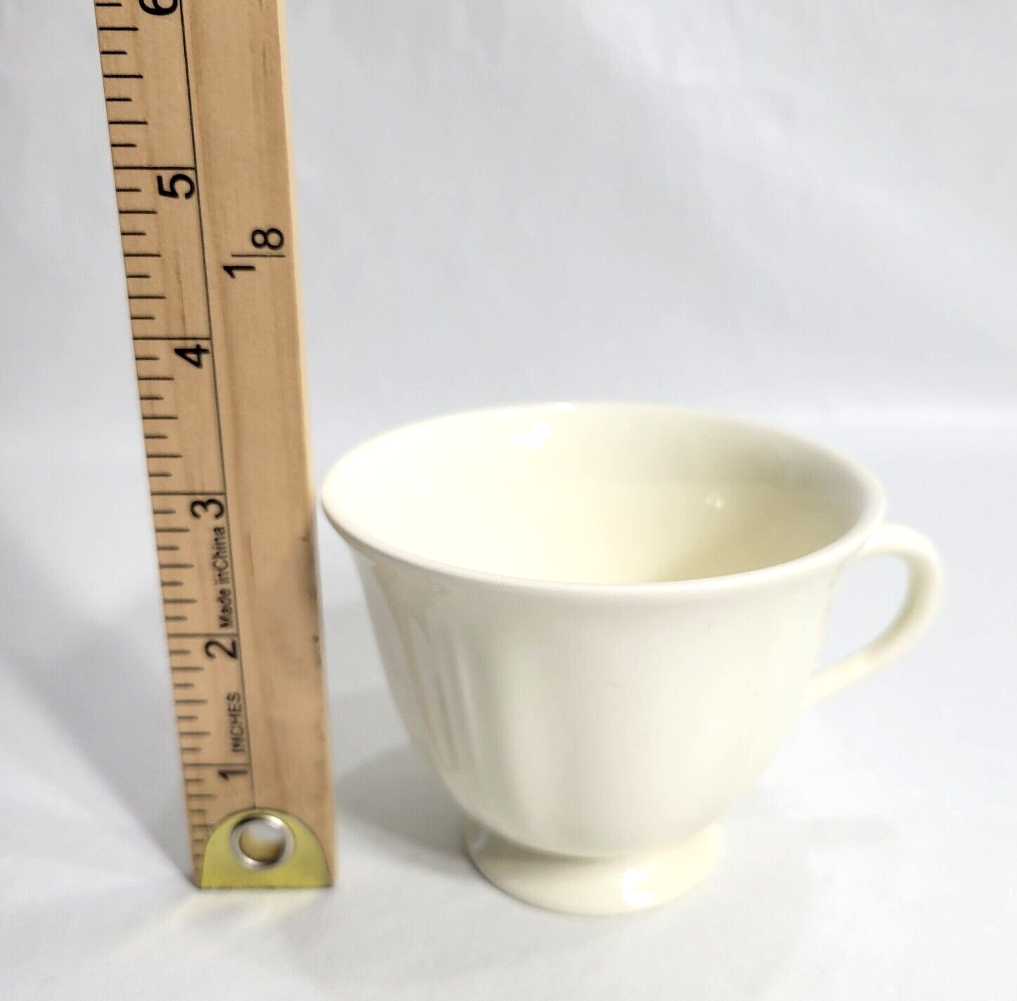 Wedgwood Etruria & Barlaston Plain Footed Cup Off White Queens Shape ...