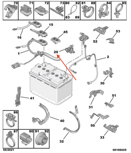 PEUGEOT 3008 Battery Charge Status Unit 9838135480 NEW GENUINE | eBay