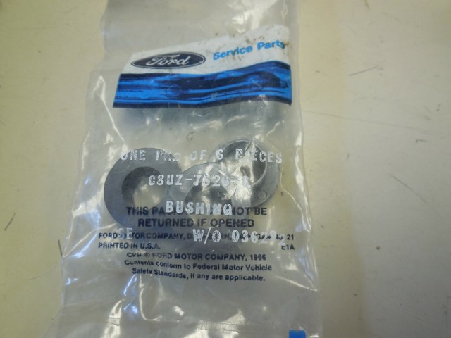 Ford NOS OEM Bushing 6/Pkg Part # C8UZ-7526-C Sku 11C414 for sale ...