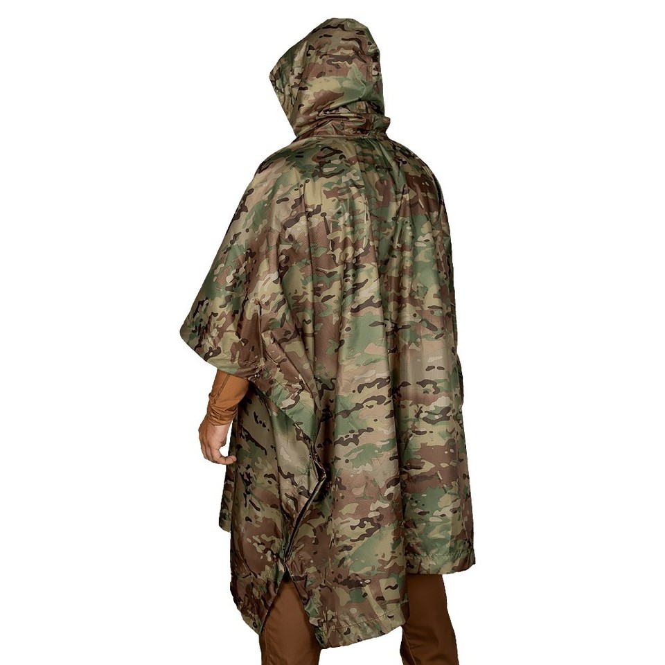 Camo Tec poncho PILGRIM Multicam, tactical poncho, raincoat, military ...