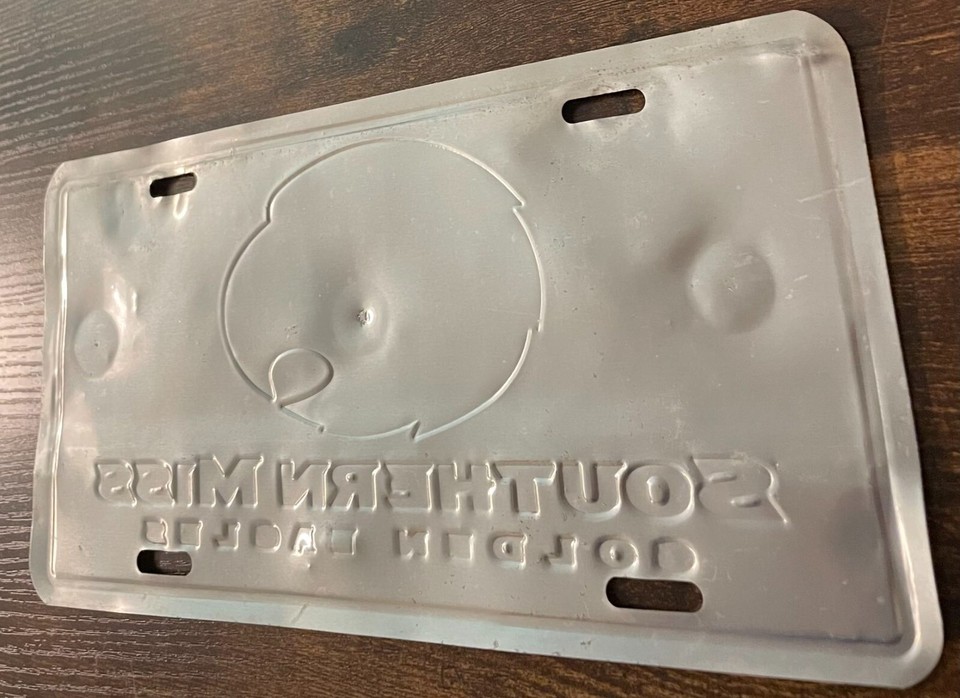 USM Southern Miss Golden Eagles Booster License Plate Hattiesburg ...