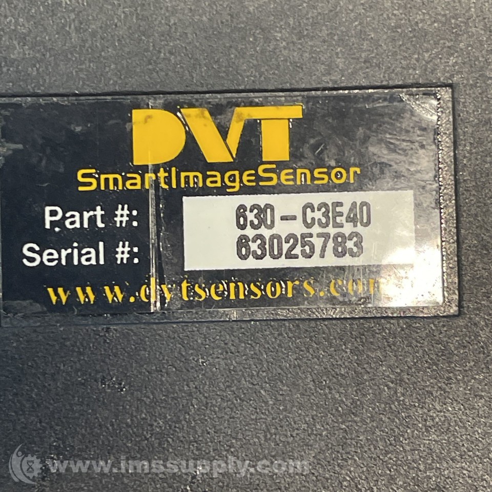 DVT 630-C3E40 SmartImage Sensor Machine Vision System Camera 1321 | eBay