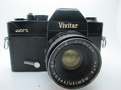 Vivitar 220 / SL 35mm SLR Film Camera With M42 Screw mount lens. Tested ...