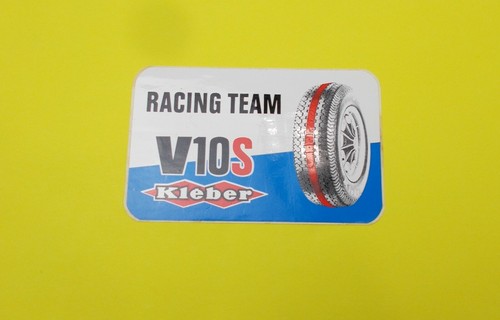 vintage NOS 1970's Kleber Colombes tires RALLY RACING TEAM decal ...