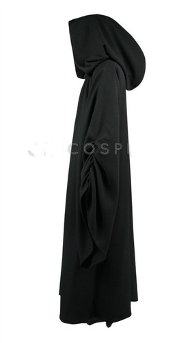 Star Wars Emperor Palpatine Darth Sidious Robe Cosplay Costume Black ...