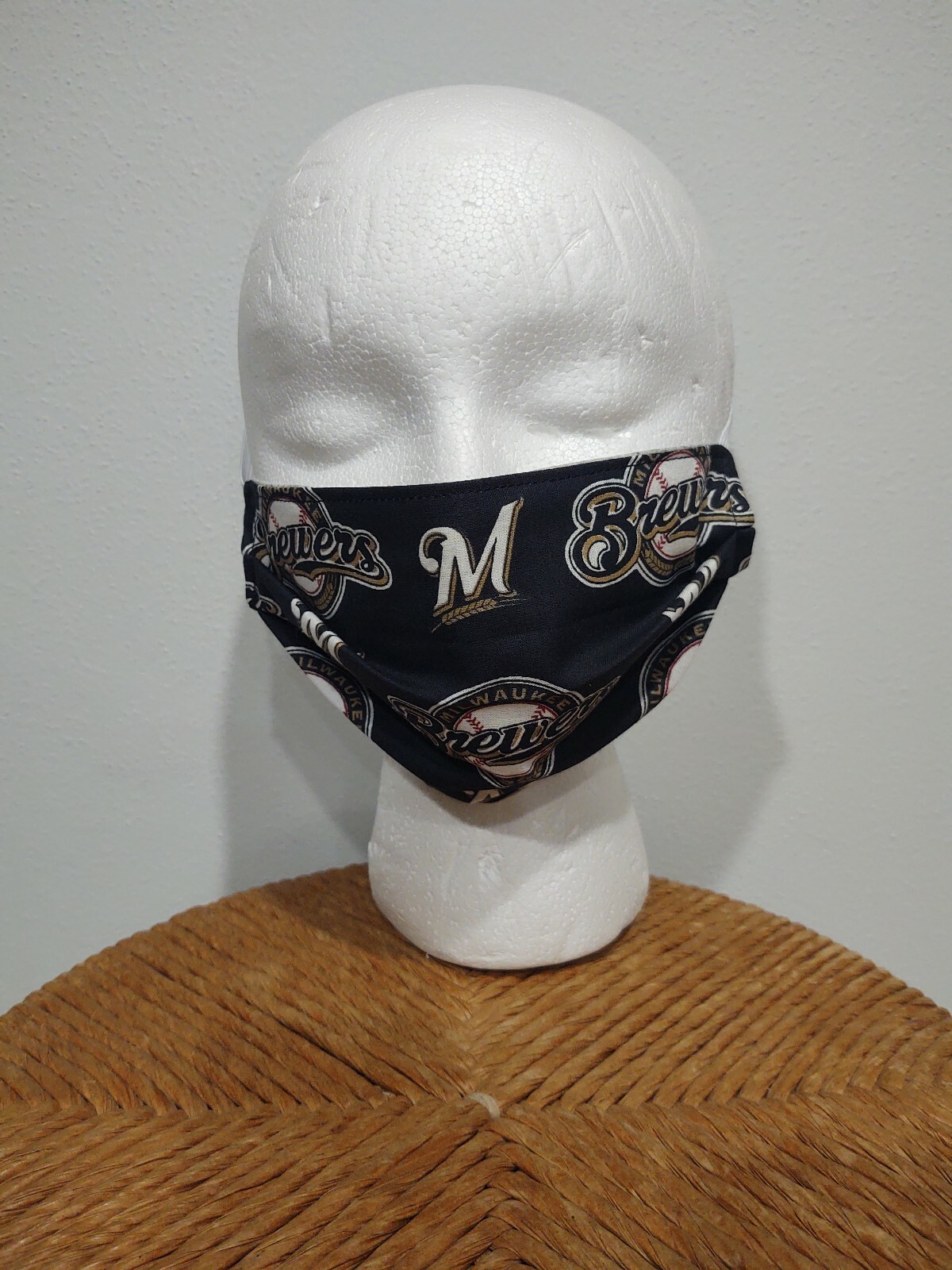 Milwaukee Brewers Handmade Face Mask 100% cotton protection washable ...
