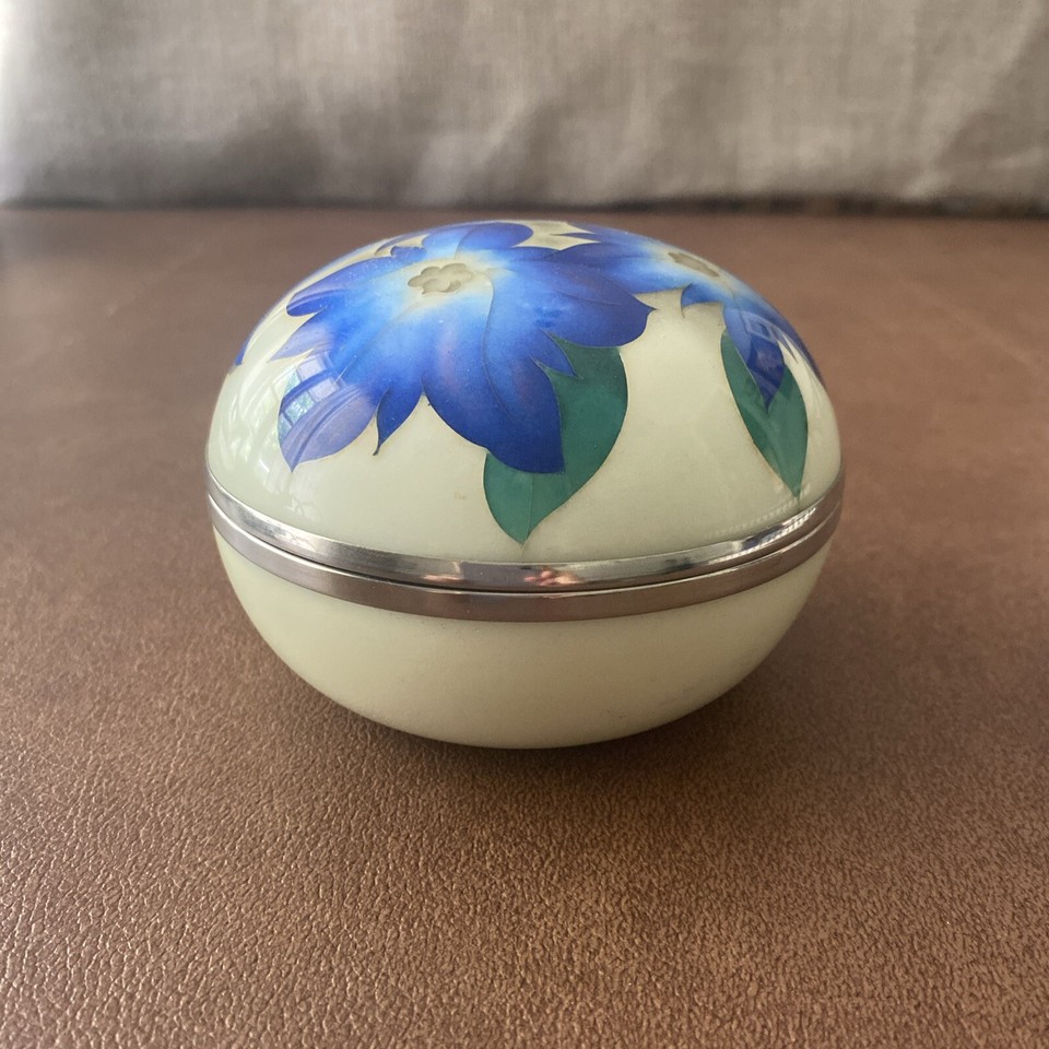 Original Ando Cloisonne Co Ltd Shippo Yaki Enameled Lidded Bowl Stunning Floral | eBay