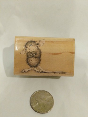 House Mouse Rubber Stamp Mudpie Wonders Stampabilities Wooden HMER1003 ...