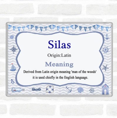 Silas Name Meaning Jumbo Fridge Magnet Nautical | eBay UK