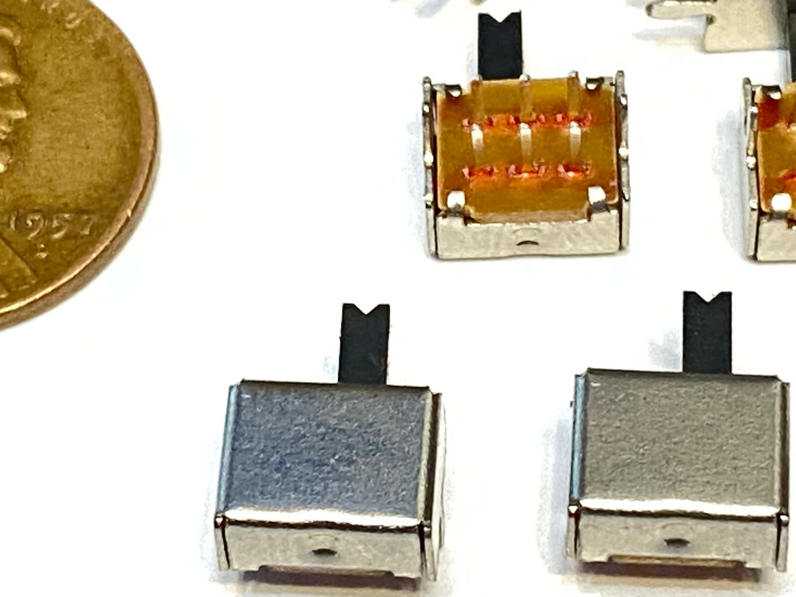 10 pieces SK22D07 2P2T 6pin Mini micro small Slide Switch PCB on off ...