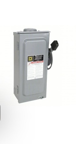 NEW Square D D322N 60 Amp 240v Fusible Safety Switch Disconnect | eBay