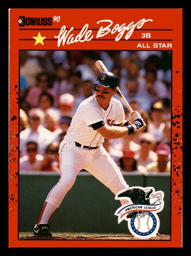 1990 Donruss Wade Boggs #712a HOF Boston Red Sox Mint | eBay