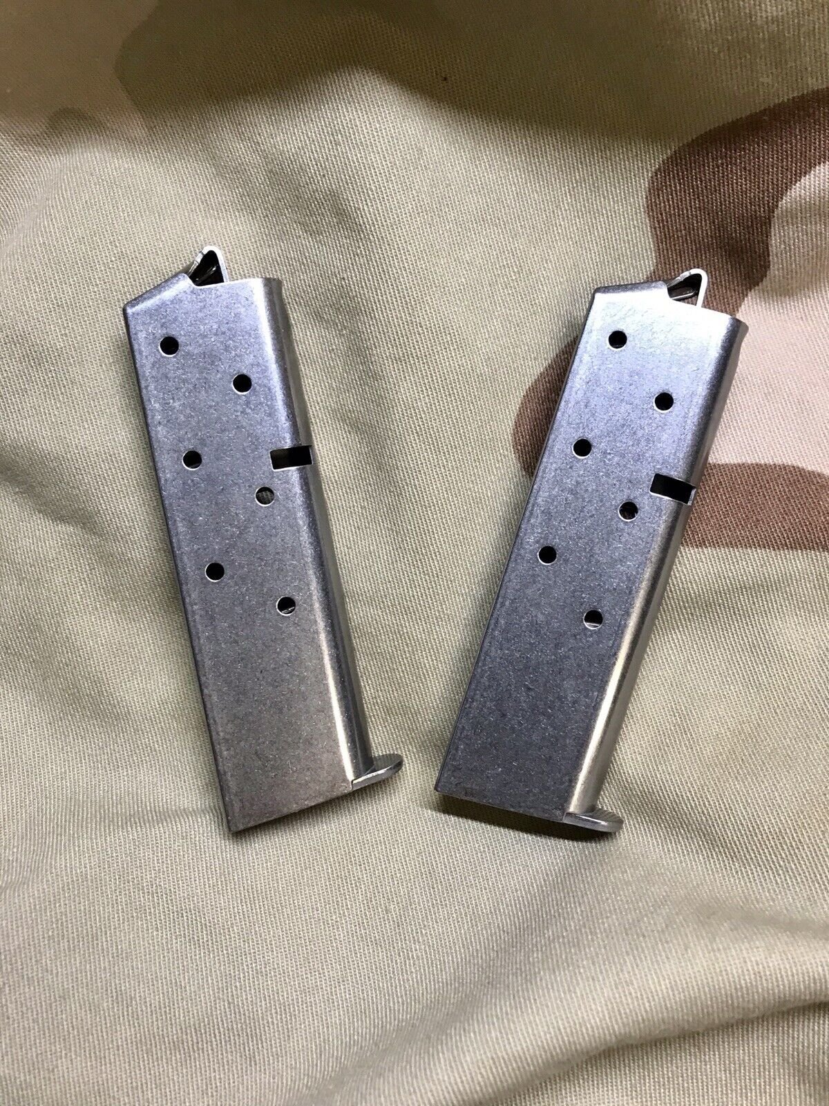2-PACK Fits Colt Mustang Plus II & Government 380acp 7rd Stainless Mag ...
