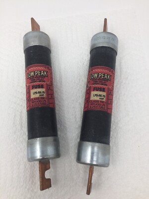 (Lot of 2) BUSSMANN LOW-PEAK 70A CLASS RK1 TIME DELAY FUSE LPS-RK 70 | eBay
