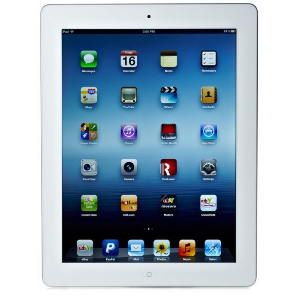 Apple iPad 3rd Gen. 32GB, Wi-Fi + Cellular (Straight Talk), 9.7in ...