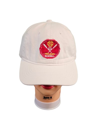 USC Trojans Baseball Embroidered Hat Adult Adjustable Strapback Red ...