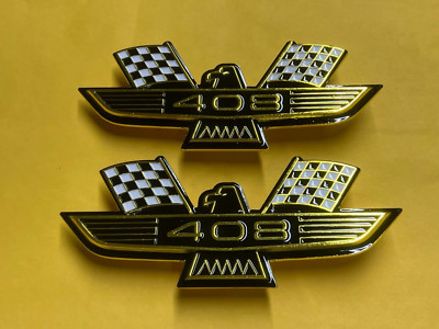 408 FORD GALAXIE EAGLE BIRD FLAG EMBLEMS STROKER FIT 351W MUSTANG ...