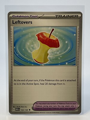 Pokémon TCG Leftovers 163/165 Pokémon Tool Trainer Card Uncommon | eBay