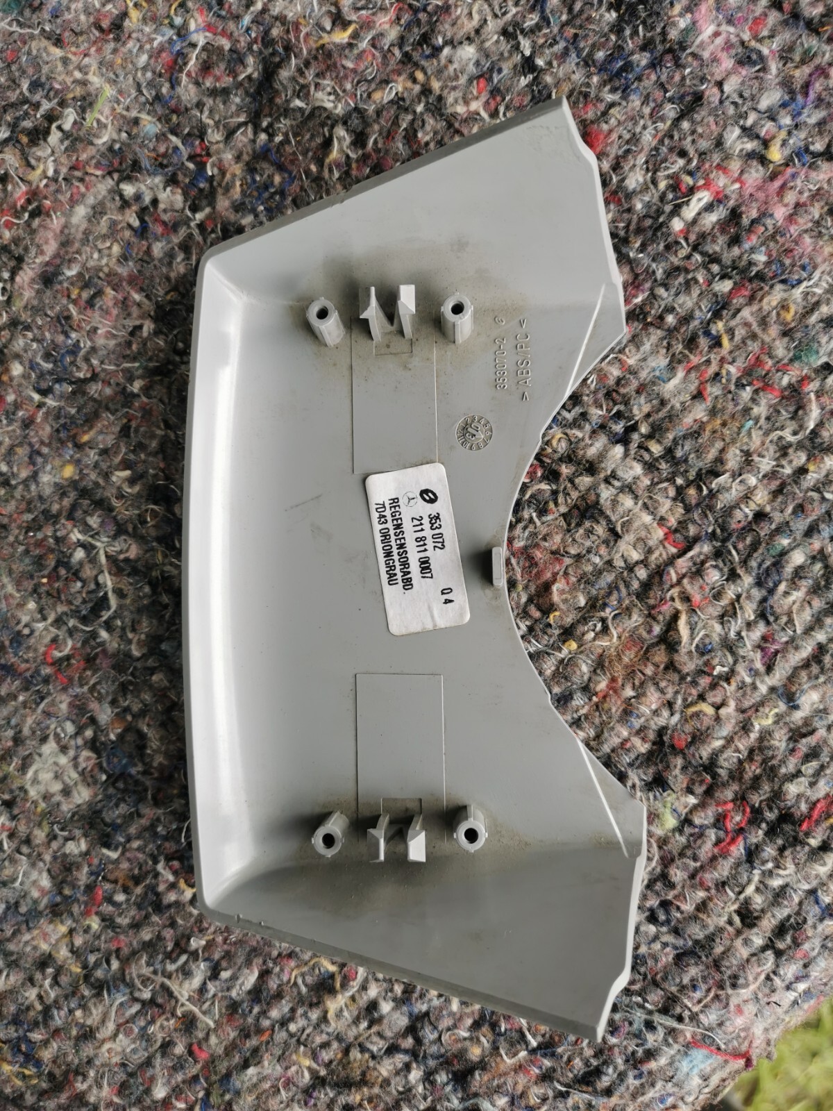 MERCEDES E-CLASS W211 RAIN SENSOR COVER REGENSENSORABDECKUNG 2118110007 ...