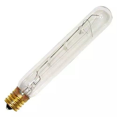 Sylvania 25-Watt 120-Volt Clear T10 Tubular Light Bulb Tube Medium ...
