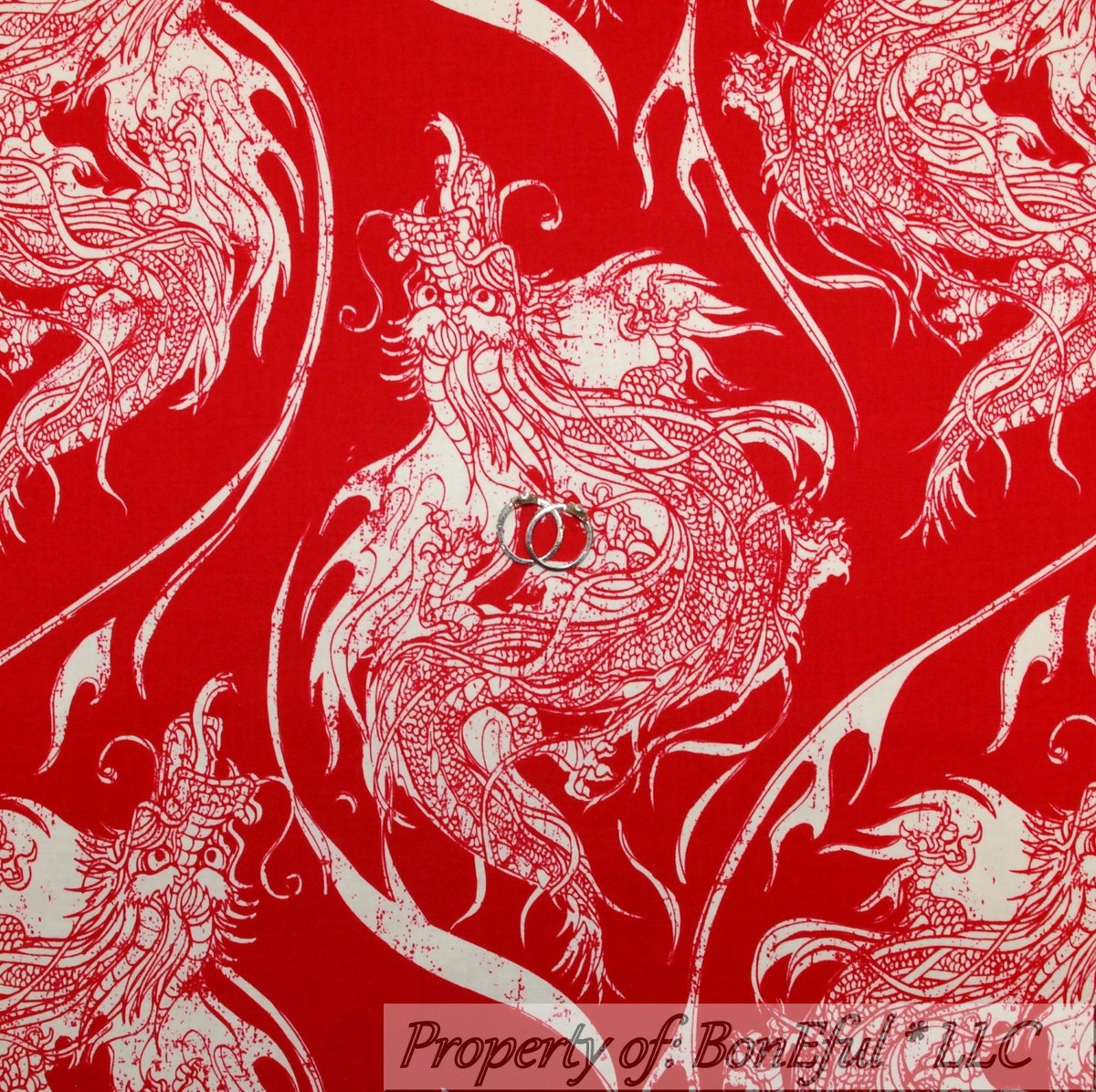 Chinese Dragon Upholstery Fabric