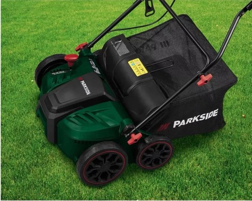 Parkside Electric 1800w Scarifier Aerator 50L collection 3-year ...