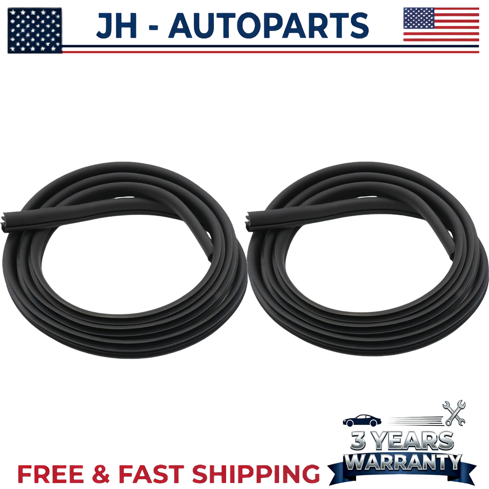 2x Door Weatherstrip Seal Rubber Front LH & RH For 1997- 2004 Ford F ...