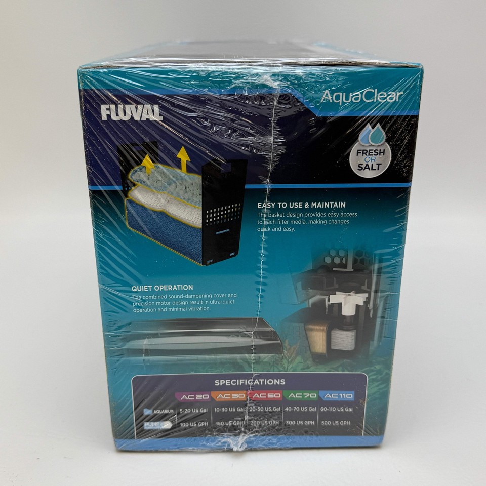 New Fluval AquaClear AC110 Power Filter | eBay