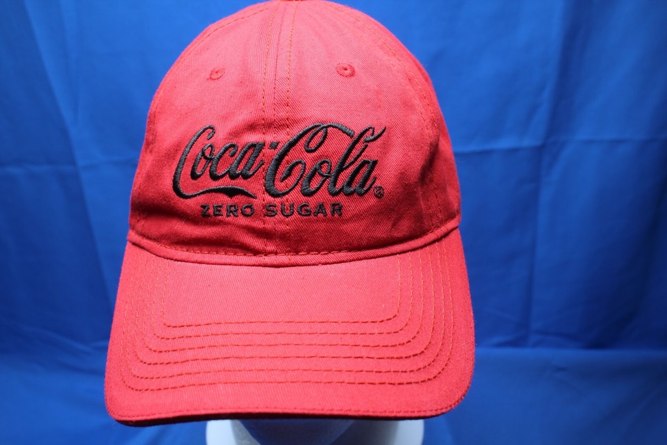 Coca-Cola Coke Zero Sugar Black Embroidered Logo Adjustable Baseball ...