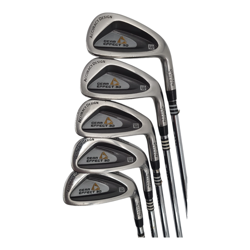 Wilson Gear Effect 3D 8 Golf Club Set Cold Forged Drivers Irons Hybrid ...