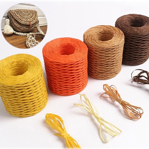 150m Rafia Straw Paper Yarn Packaging Belt Rope Process Project | eBay