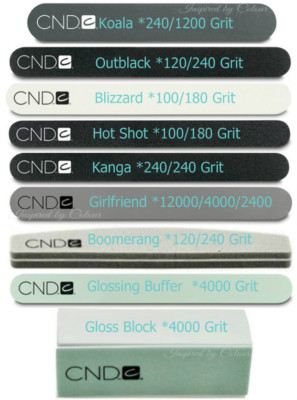CND Nail Files &Buffers~Select any Boomerang Kanga Outblack Hot Shot ...