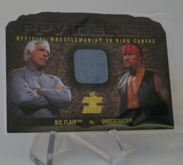 RIC FLAIR UNDERTAKER WWE RAW vs SmackDown! PPV Relics WrestleMania 18 ...