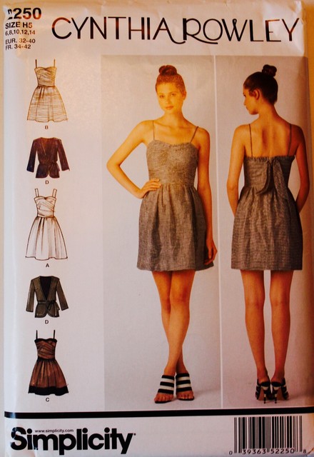 Simplicity 2147 Misses Mini Dress Tunic Pattern Learn to Sew UCT Sz 6 ...
