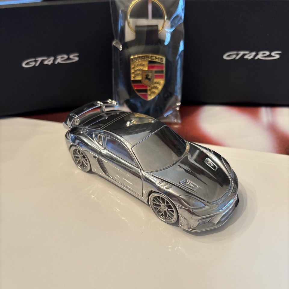 Genuine Porsche 718 Cayman GT4 RS Aluminum Free Key Fob 1:43 ...
