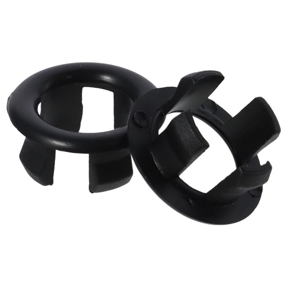 10 Pcs Black Overflow Ring Plastic Hole Caps Bathroom Kitchen | eBay