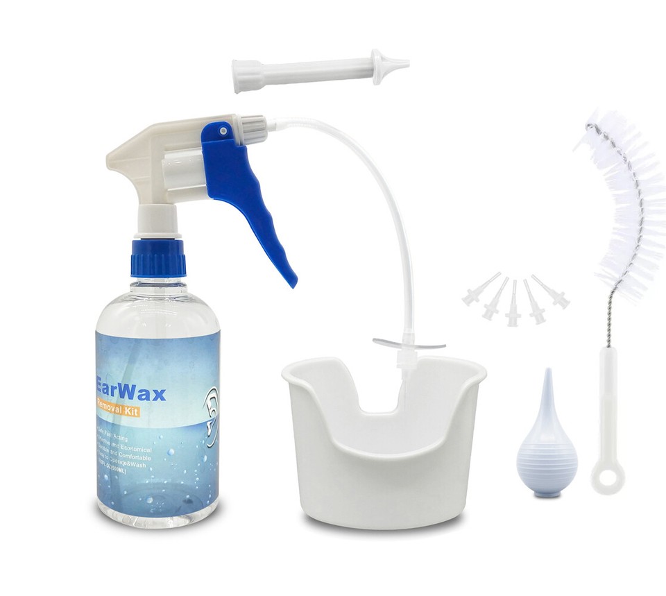 Ear Wax Removal Kit Painless Rinse Cleaner Earwax Cleaning Bottle ...